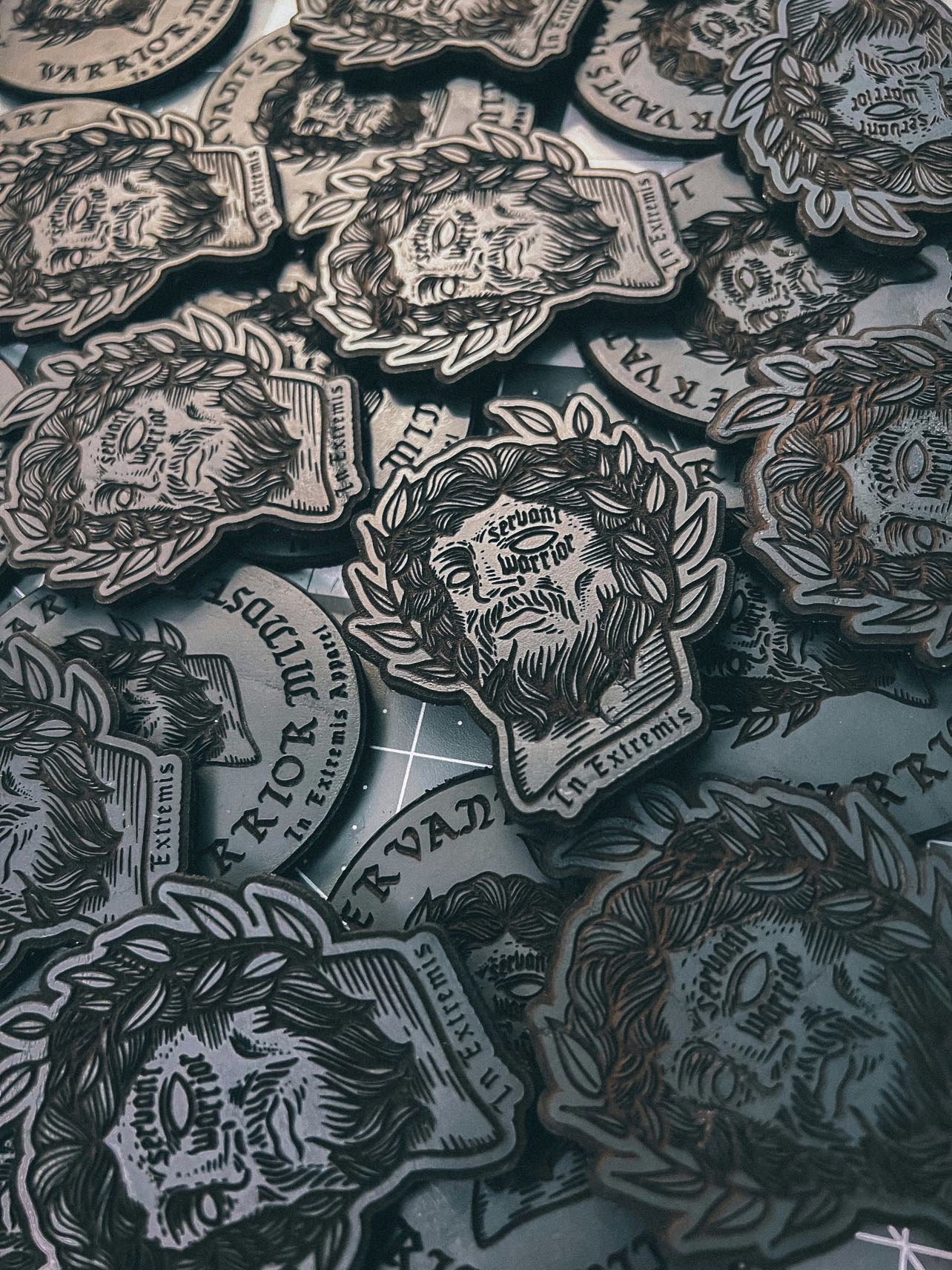 The Stoic Leather Patch – In Extremis Apparel